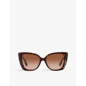 Burberry Be4393 Cat-eye Tortoiseshell Sunglasses - Brown