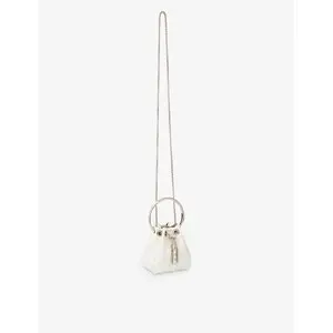 JIMMY CHOO Bon Bon Micro Top-handle Bag - Ivory
