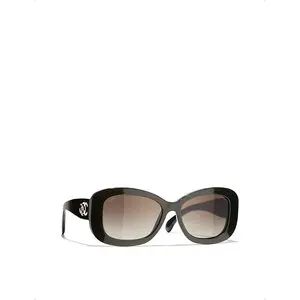 Chanel Ch5468b Rectangle Sunglasses