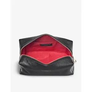 ASPINAL OF LONDON London Large Grained-leather Case - Black