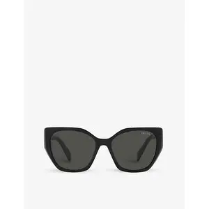 Prada Pr 19zs Cat-eye Sunglasses - Black
