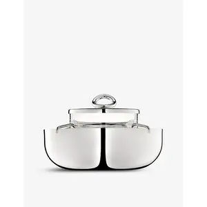 Christofle Vertigo Silver-plated Metal Caviar Set - One-color