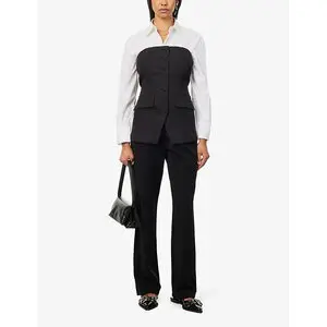 SAMSOE SAMSOE Samsøe & Samsøe High-rise Straight Leg Trousers