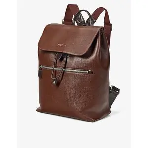 ASPINAL OF LONDON Leather Reporter Backpack - One-color