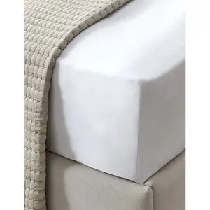 THE WHITE COMPANY Connaught Cotton And Silk-blend Deep Fitted Sheet
