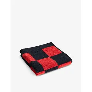 HAY Check-pattern Cotton Wash Cloth - Poppy Red