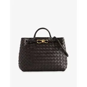 Bottega Veneta Andiamo Twisted Shoulder Bags