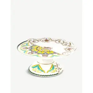 SELETTI Hybrid Leandra Bone China Porcelain Cake Stand 20cm - One-color