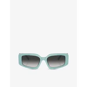 Tiffany & Co. Rectangle Frame Sunglasses - Blue