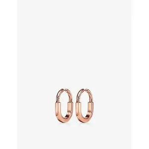 Tiffany & Co. Lock Diamond And 18ct Earrings - Rose Gold