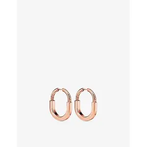 Tiffany & Co. Lock Diamond And 18ct Earrings - Rose Gold
