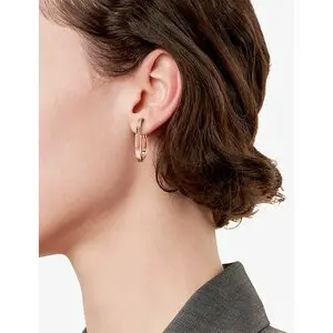 Tiffany & Co. Lock Diamond And 18ct Earrings - Rose Gold