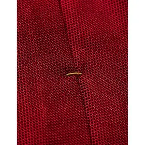 Eton Geometric-weave Silk Tie - Dark Red