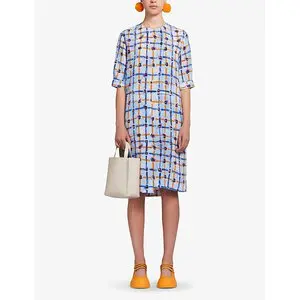 Marni Museo Leather Tote - Seashell