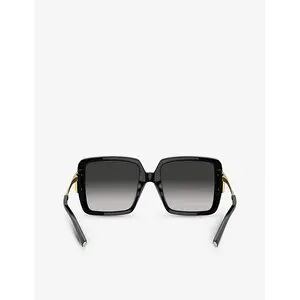 Tiffany & Co. Square Frame Acetate And Metal Sunglasses