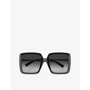 Tiffany & Co. Square Frame Acetate And Metal Sunglasses