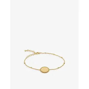 Monica Vinader Deia Beaded-chain Pendant Bracelet - Yellow Gold