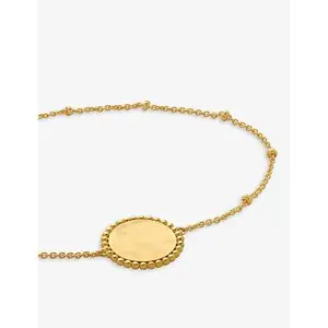 Monica Vinader Deia Beaded-chain Pendant Bracelet - Yellow Gold