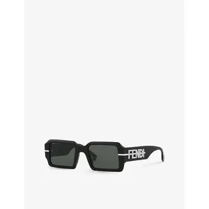 Fendi Fendigraphy Rectangle Sunglasses