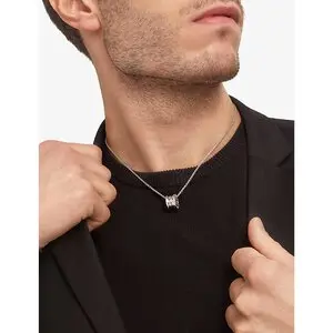 BVLGARI B.zero1 18ct White-gold Pendant Necklace