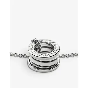 BVLGARI B.zero1 18ct White-gold Pendant Necklace