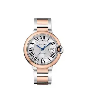 CARTIER Crw2bb0034 Ballon Bleu De 18ct Rose-gold Stainless-steel Automatic Watch - Rose Gold And Steel