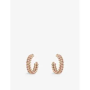 CARTIER Clash De 18ct And Diamond Earrings - Rose Gold