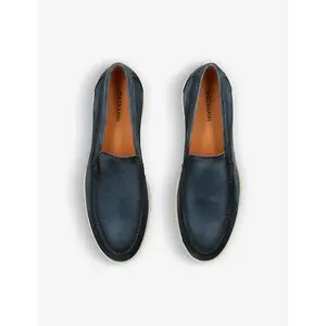 Magnanni Paraiso Slip-on Suede Loafers - Navy