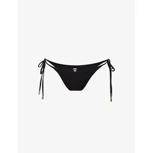 Monday Swimwear Palma High-rise Bikini Bottom - Black Rec