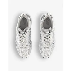 NEW BALANCE Mr530 Leather And Mesh Low-top Trainers - White Silver