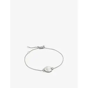 Monica Vinader Lab Grown Diamond Charm Chain Bracelet - Sterling Silver