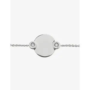 Monica Vinader Lab Grown Diamond Charm Chain Bracelet