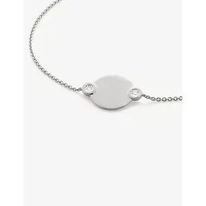 Monica Vinader Lab Grown Diamond Charm Chain Bracelet