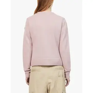 Moncler Branded-patch Quilted Wool-down Cardigan