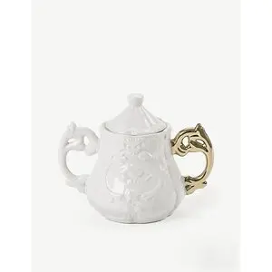 SELETTI I-wares Gold Bone China Porcelain Sugar Bowl 23cm - One-color