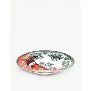 SELETTI Hybrid Cecilia Printed Porcelain Soup Plate 25.4cm - One-color