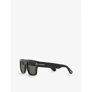 TOM FORD Ft0711 Fausto Square-frame Sunglasses - Black
