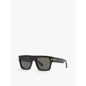 TOM FORD Ft0711 Fausto Square-frame Sunglasses - Black