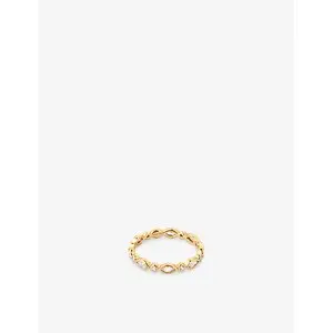 ASTRID & MIYU Navette Band Ring - Gold