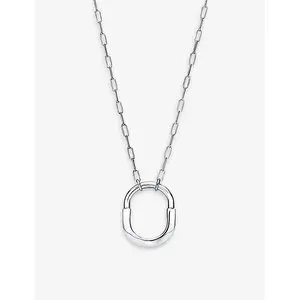 Tiffany & Co. Lock Pendant Necklace - White Gold