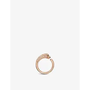 Cartier Panthère De 18ct And Diamond Ring - Rose Gold