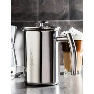 BIALETTI Manual Stainless Steel Milk Frother