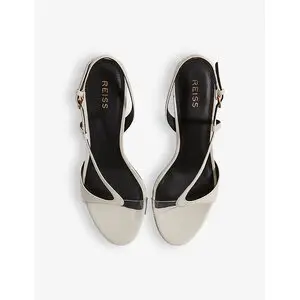 REISS Leather Strap Sandals