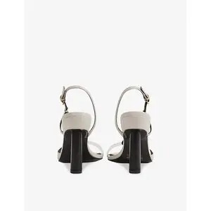 REISS Leather Strap Sandals