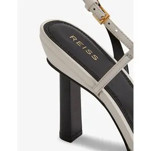 REISS Leather Strap Sandals