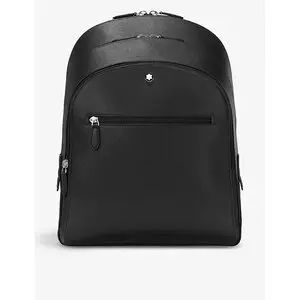 Montblanc Sartorial Medium Grained-leather Backpack - Black
