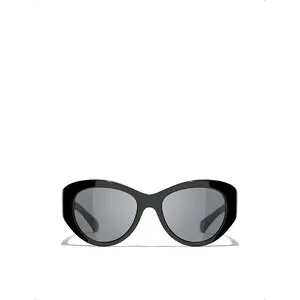 Chanel Butterfly Sunglasses - Black