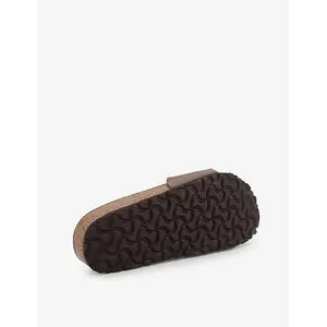 BIRKENSTOCK Madrid One-strap Faux-leather Sandals - Mocha Nubuck