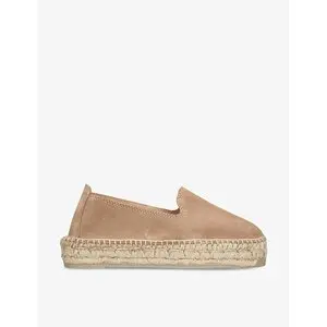 Manebí Hamptons Double-sole Suede Espadrilles - Taupe