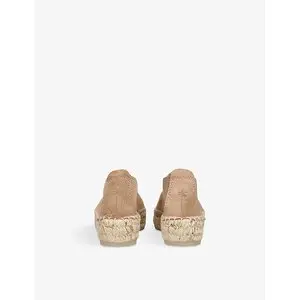 Manebí Hamptons Double-sole Suede Espadrilles - Taupe